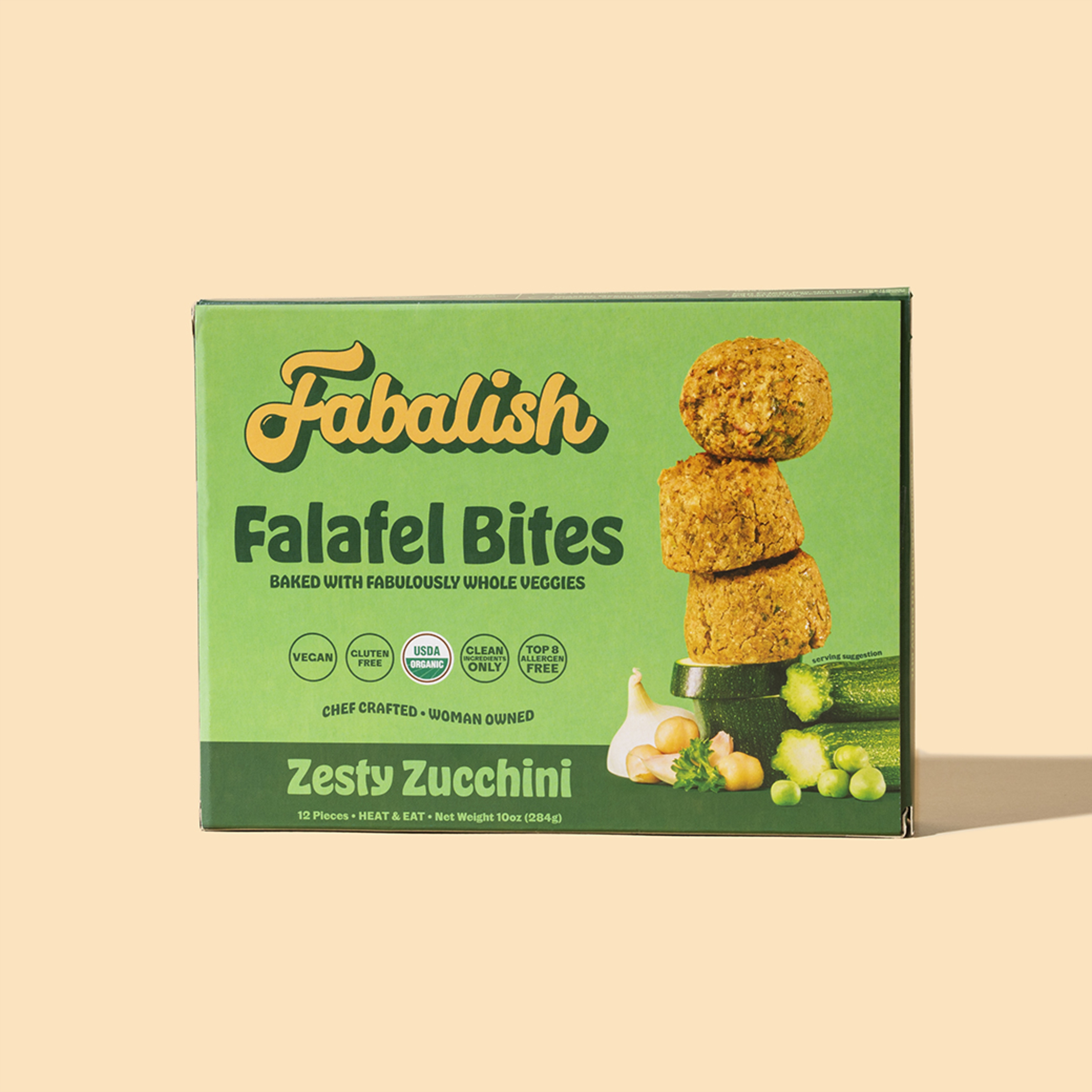 Zesty Zucchini Baked Falafel | Plant-Based Recipes