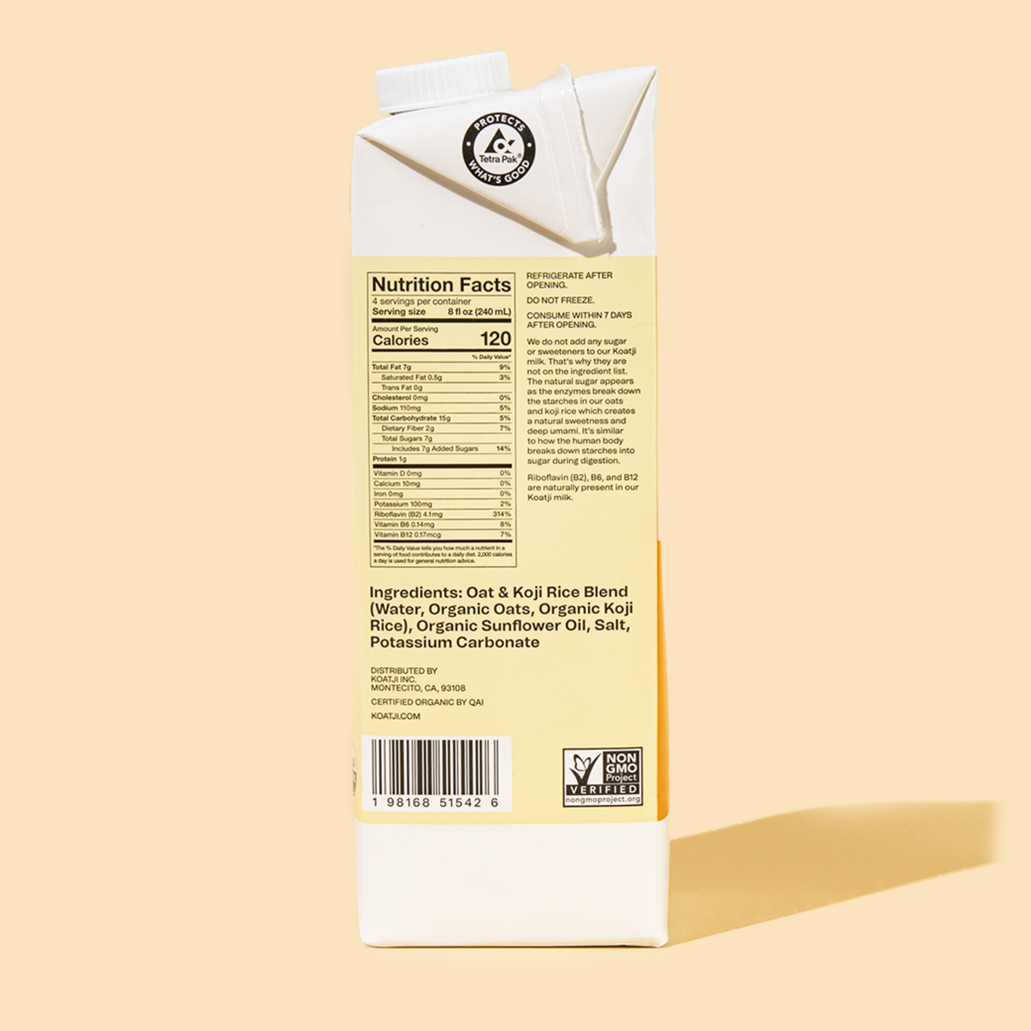 Organic Barista Oat & Koji Milk | Plant-Based Recipes