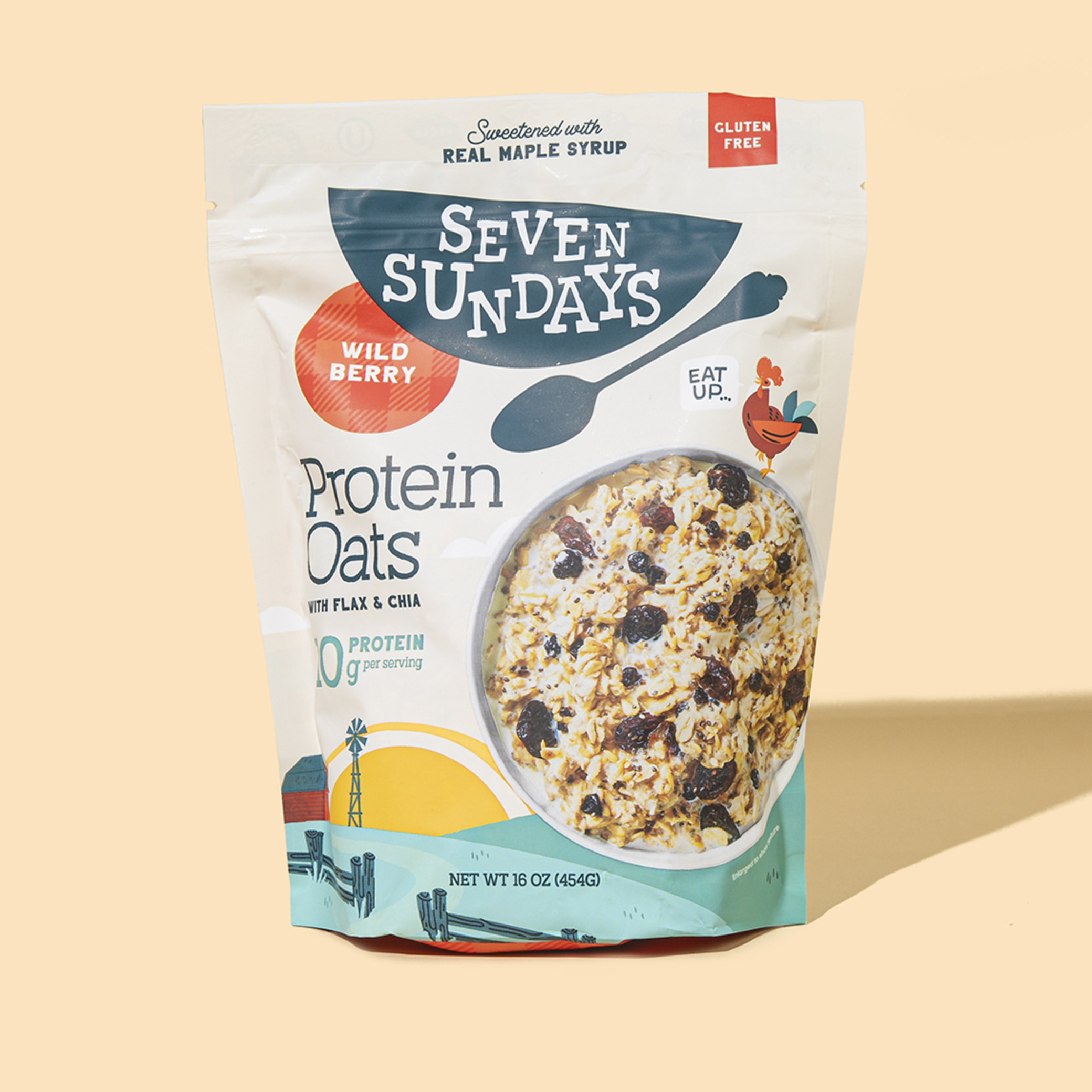 Wild Berry Protein Oats | Plant-Based Recipes
