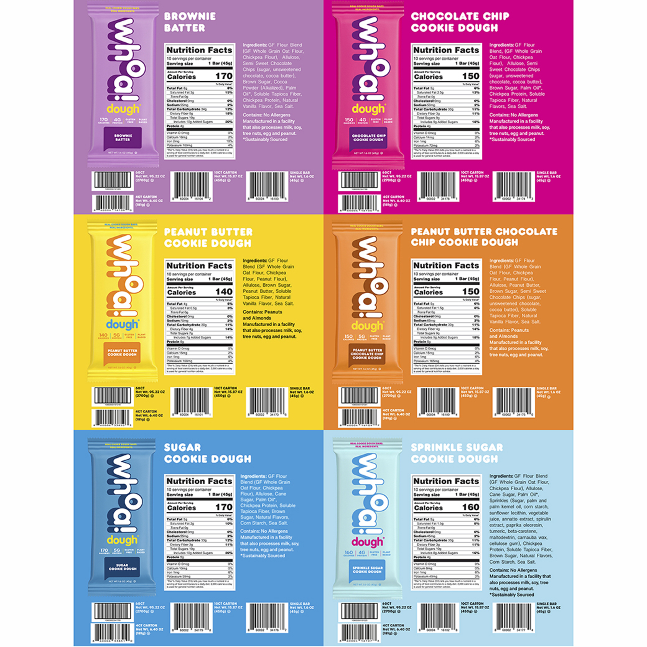 Whoa Dough Variety Pack | Plant-Based Recipes